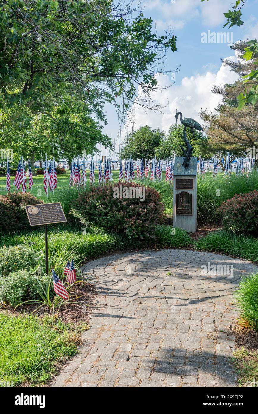 The Heron Garden, Cambridge Maryland USA Stock Photo - Alamy