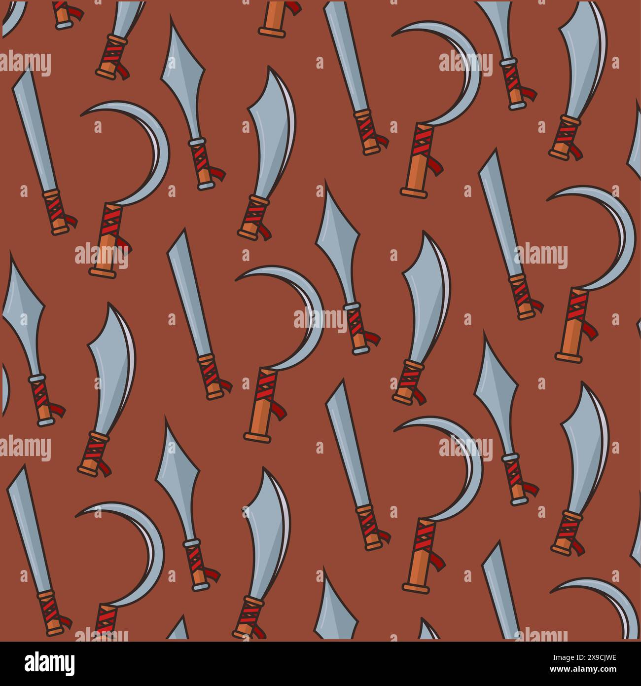 Medieval weapons pattern background Vector Stock Vector Image & Art - Alamy