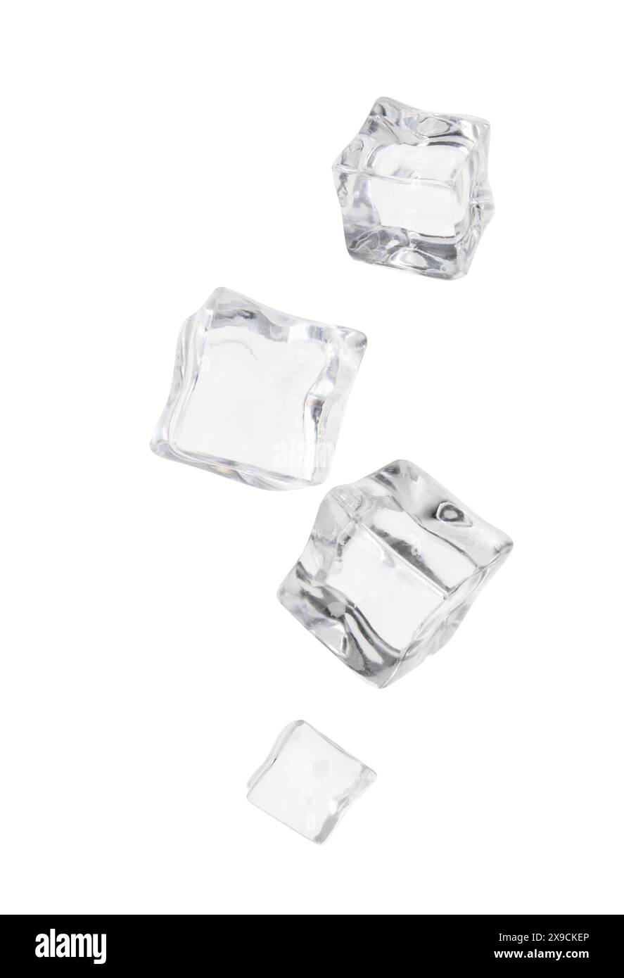 Artificial ice cubes on Cut Out Stock Images & Pictures - Alamy