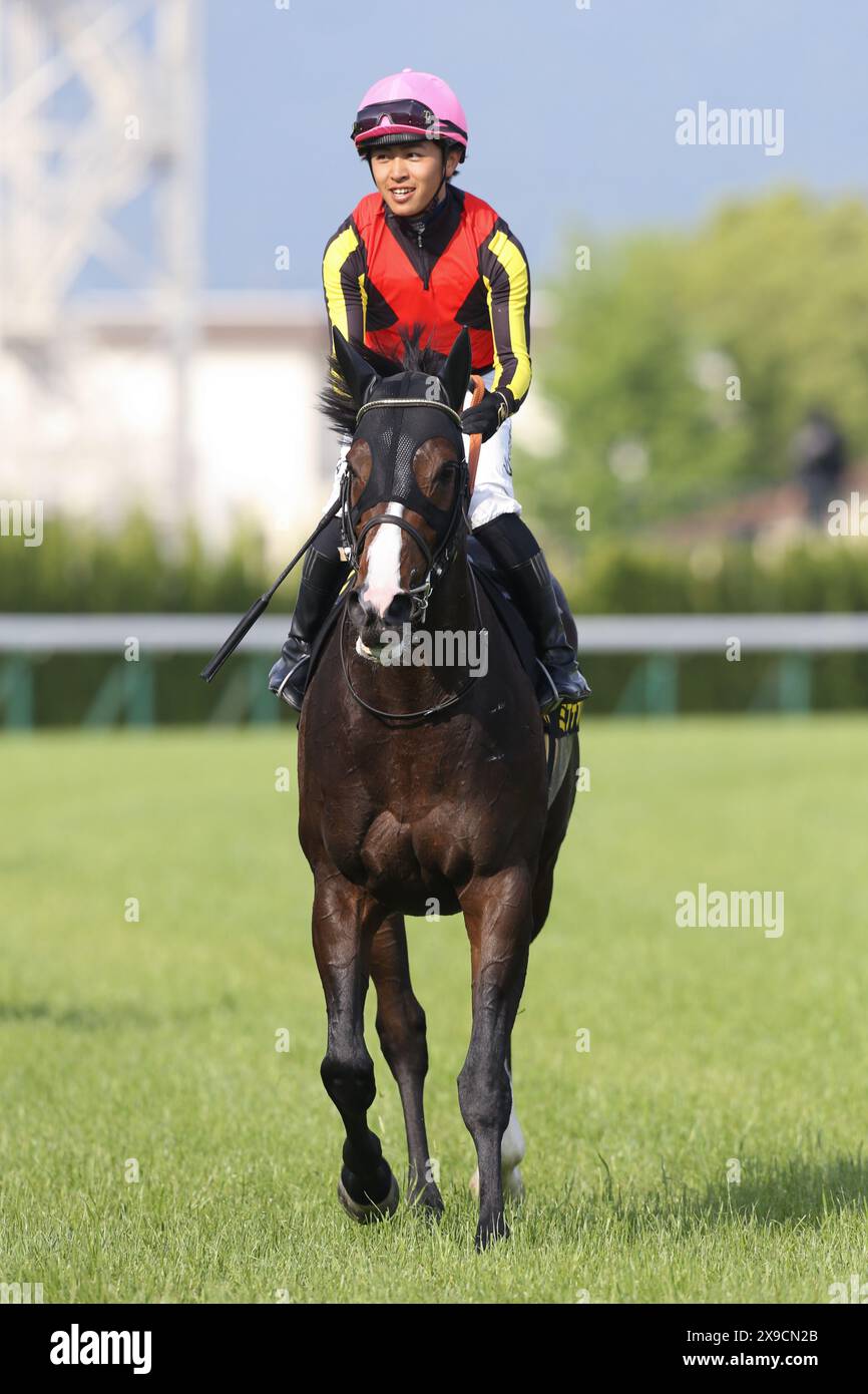 2024/05/26 KYOTO 11R SHIRAYURI STAKES Mina de Oro/Koji Nishizuka Jockey Kyoto Racecourse in ...