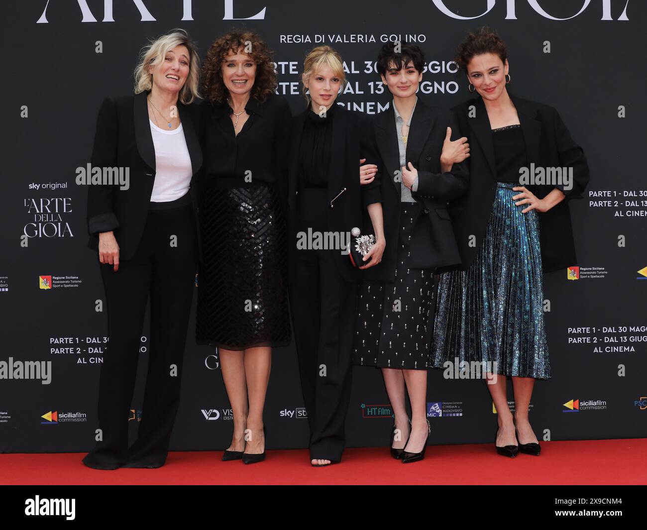 Rome, Italy. 30th May, 2024. Rome, Barberini cinema, premiere of the ...