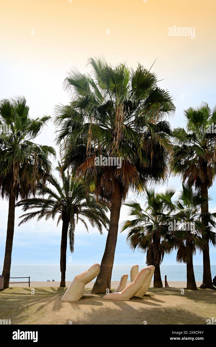 Los Boliches The Open Hand sculpture by Charo Garcia erected in 2015 ...