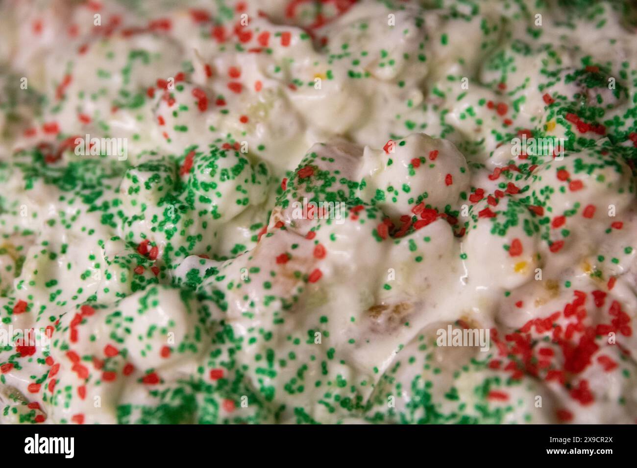 Festive Holiday Marshmellow Dish that was home made Stock Photo - Alamy