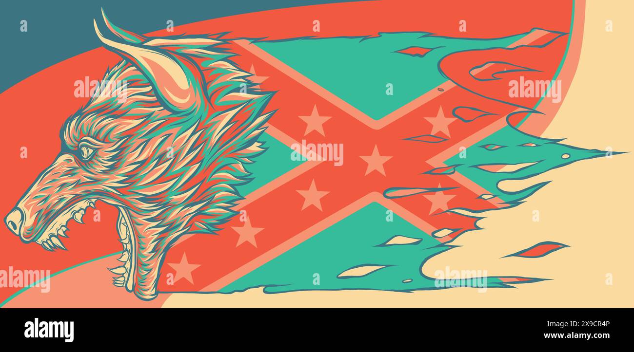 Dire wolf illustration hi-res stock photography and images - Alamy