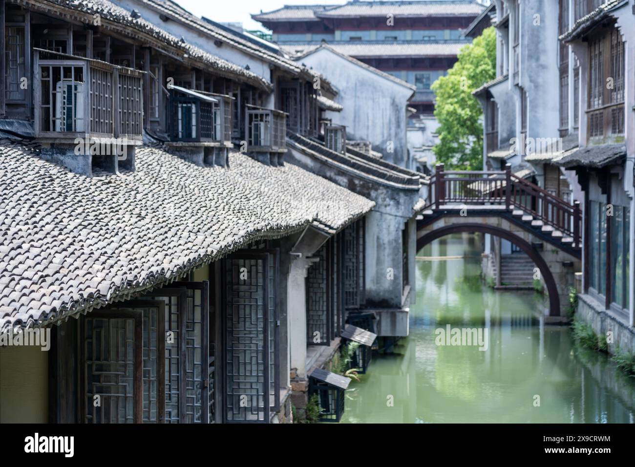 Wuzhen, Hangzhou, China, May 29, 2024: View of Wuzhen Ancient Water ...