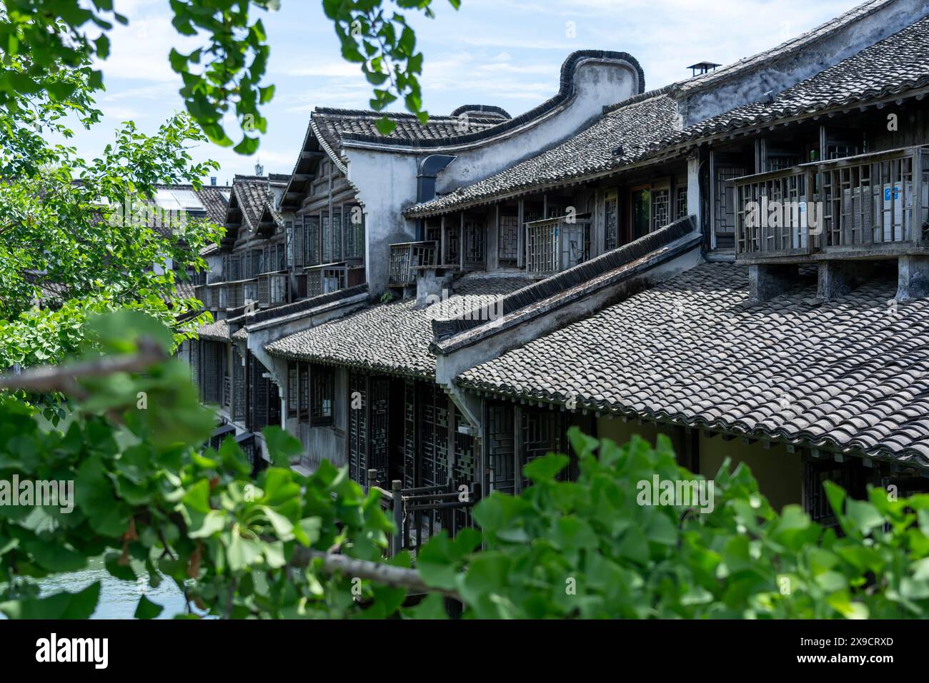 Wuzhen, Hangzhou, China, May 29, 2024: View of Wuzhen Ancient Water ...