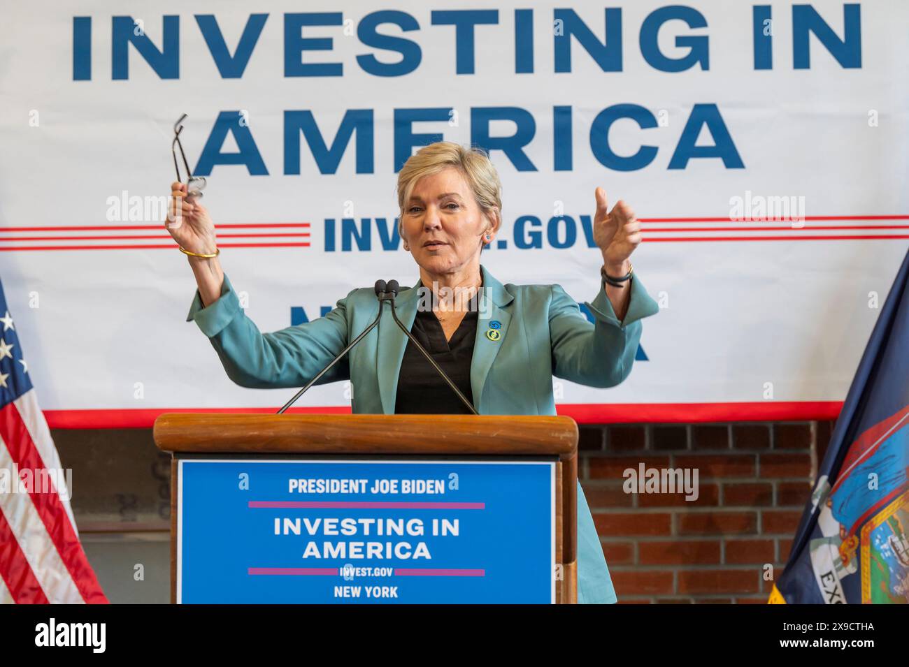 NEW YORK, NEW YORK - MAY 30: U.S. Department of Energy (DOE) Secretary ...