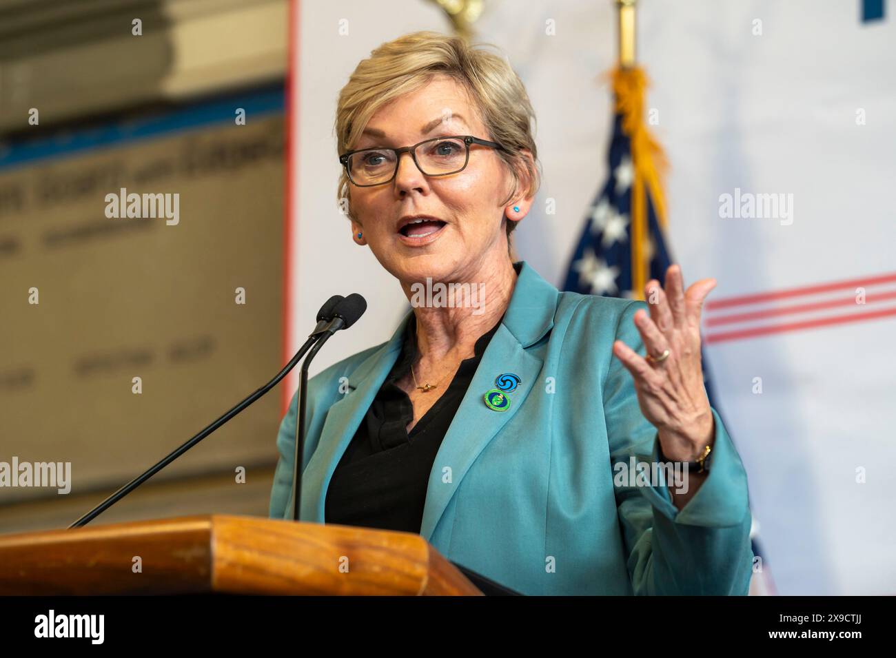 NEW YORK, NEW YORK - MAY 30: U.S. Department of Energy (DOE) Secretary ...