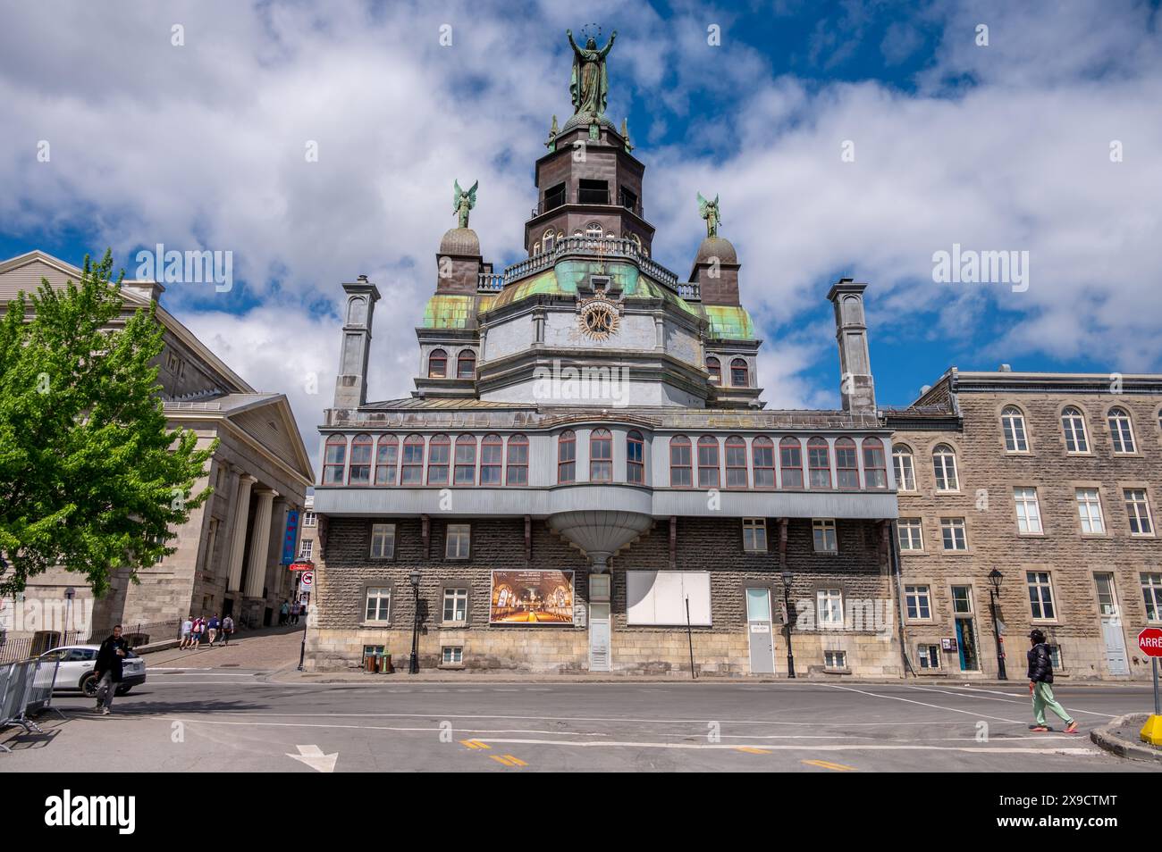 Montreal, Quebec - May 23, 2024: View of Of Notre Dame de Bon Secours ...