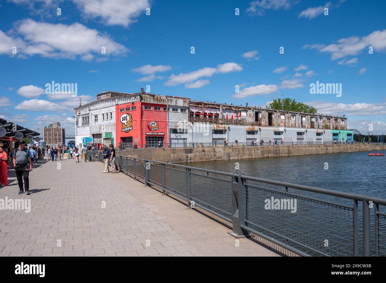 Montreal, Quebec - May 24, 2024: SOS Labyrinthe maze in Montreal Stock ...