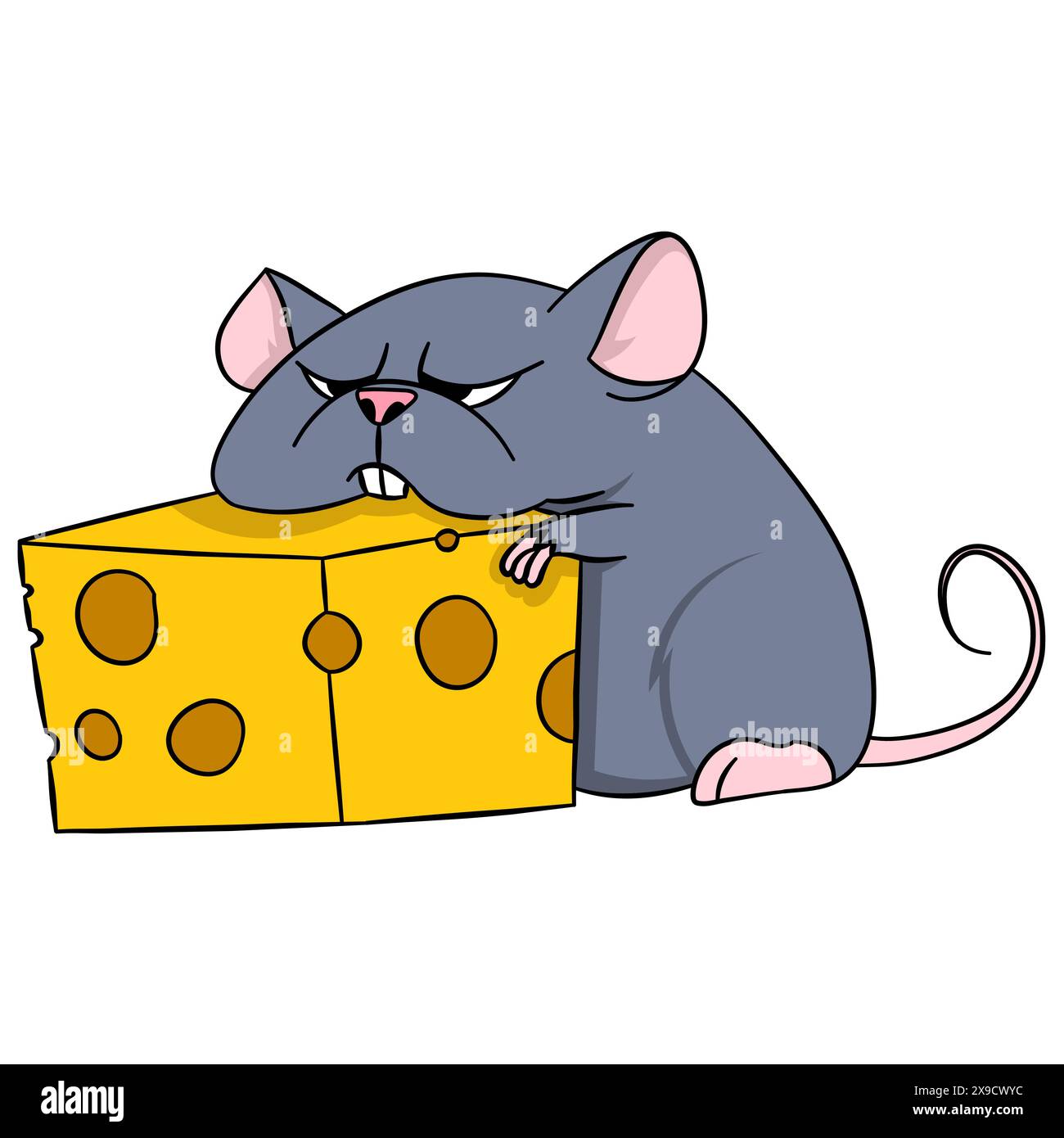illustration of a cartoon doodle drawing of cute animal characters, A ...