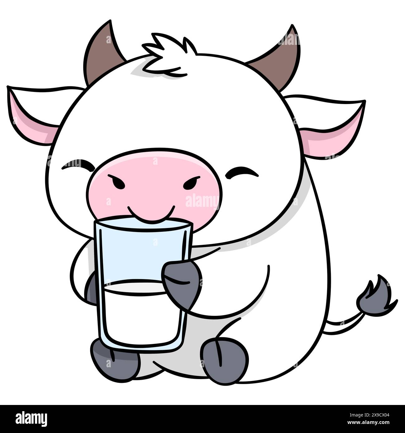 illustration of a cartoon doodle drawing of cute animal characters, a ...