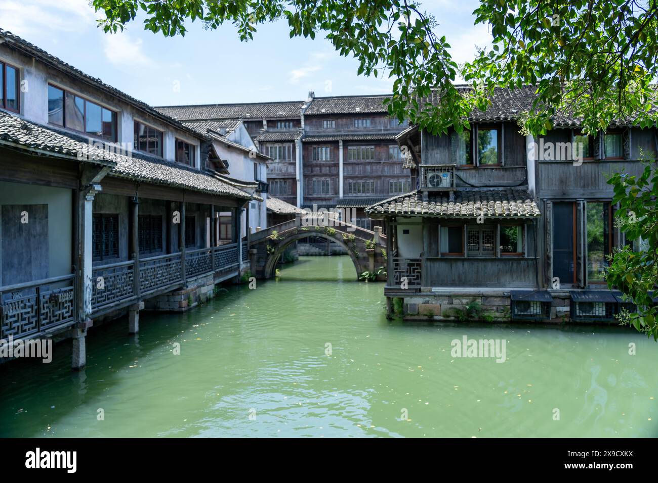 Wuzhen, Hangzhou, China, May 29, 2024: View of Wuzhen Ancient Water ...