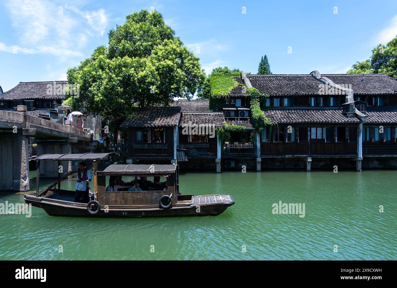 Wuzhen, Hangzhou, China, May 29, 2024: View of Wuzhen Ancient Water ...