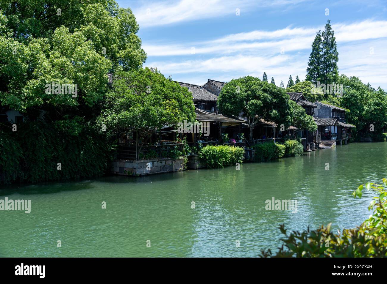 Wuzhen, Hangzhou, China, May 29, 2024: View of Wuzhen Ancient Water ...