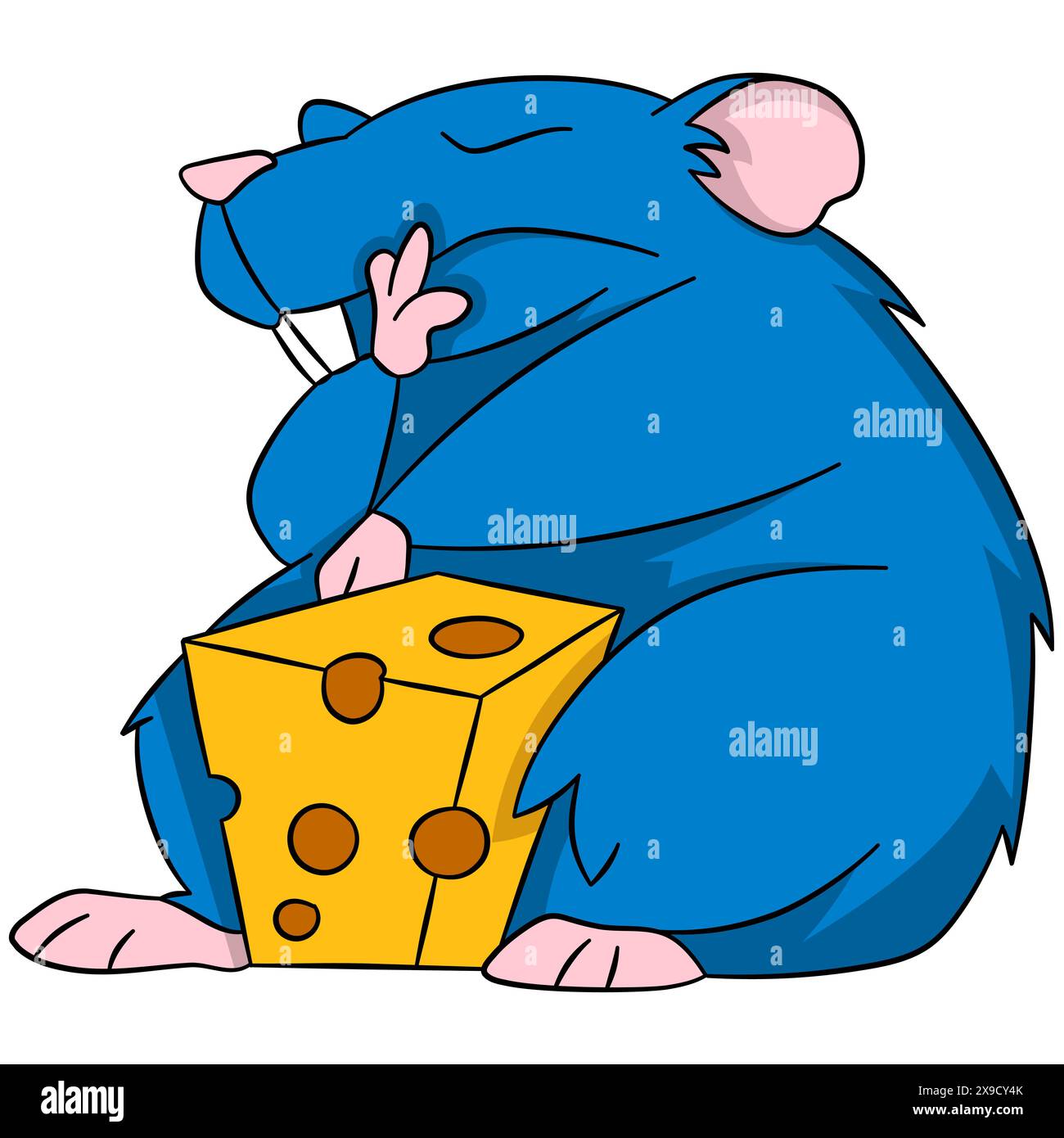 illustration of a cartoon doodle drawing of cute animal characters ...