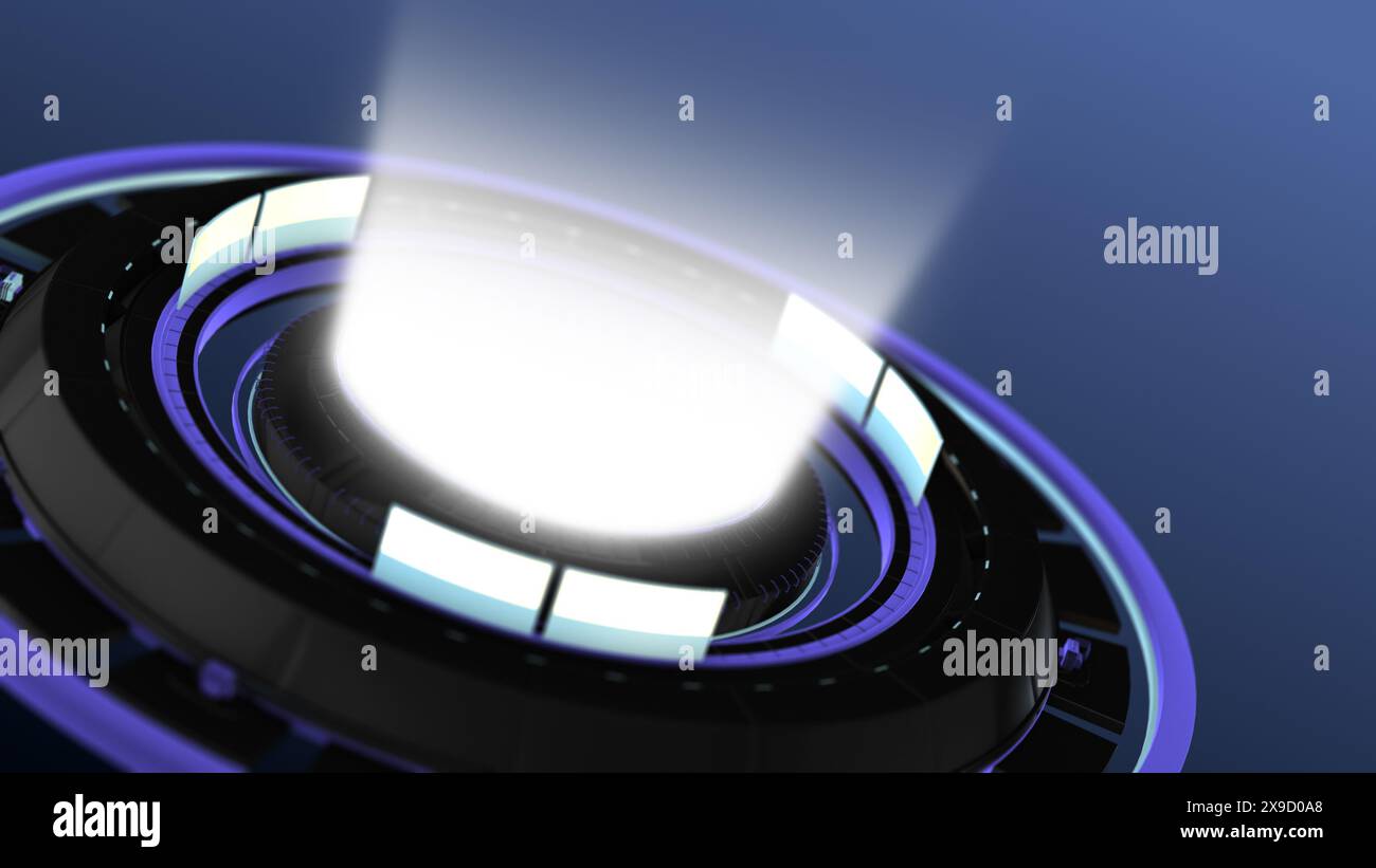 Hi tech digital technology wheel Stock Photo - Alamy