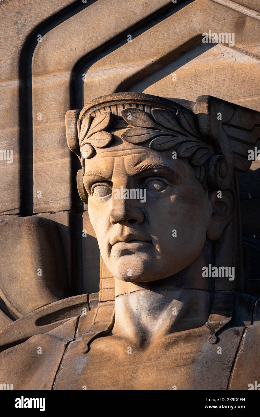 Cleveland Guardian Statue Stock Photo - Alamy