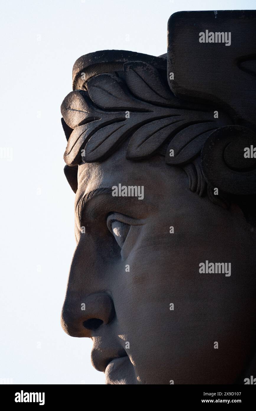 Cleveland Guardian Statue Stock Photo - Alamy