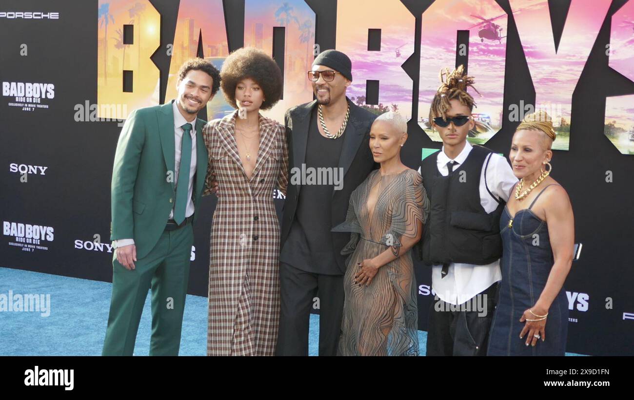 Hollywood, California, USA 30th May 2024 (L-R) Actor Trey Smith, Singer ...