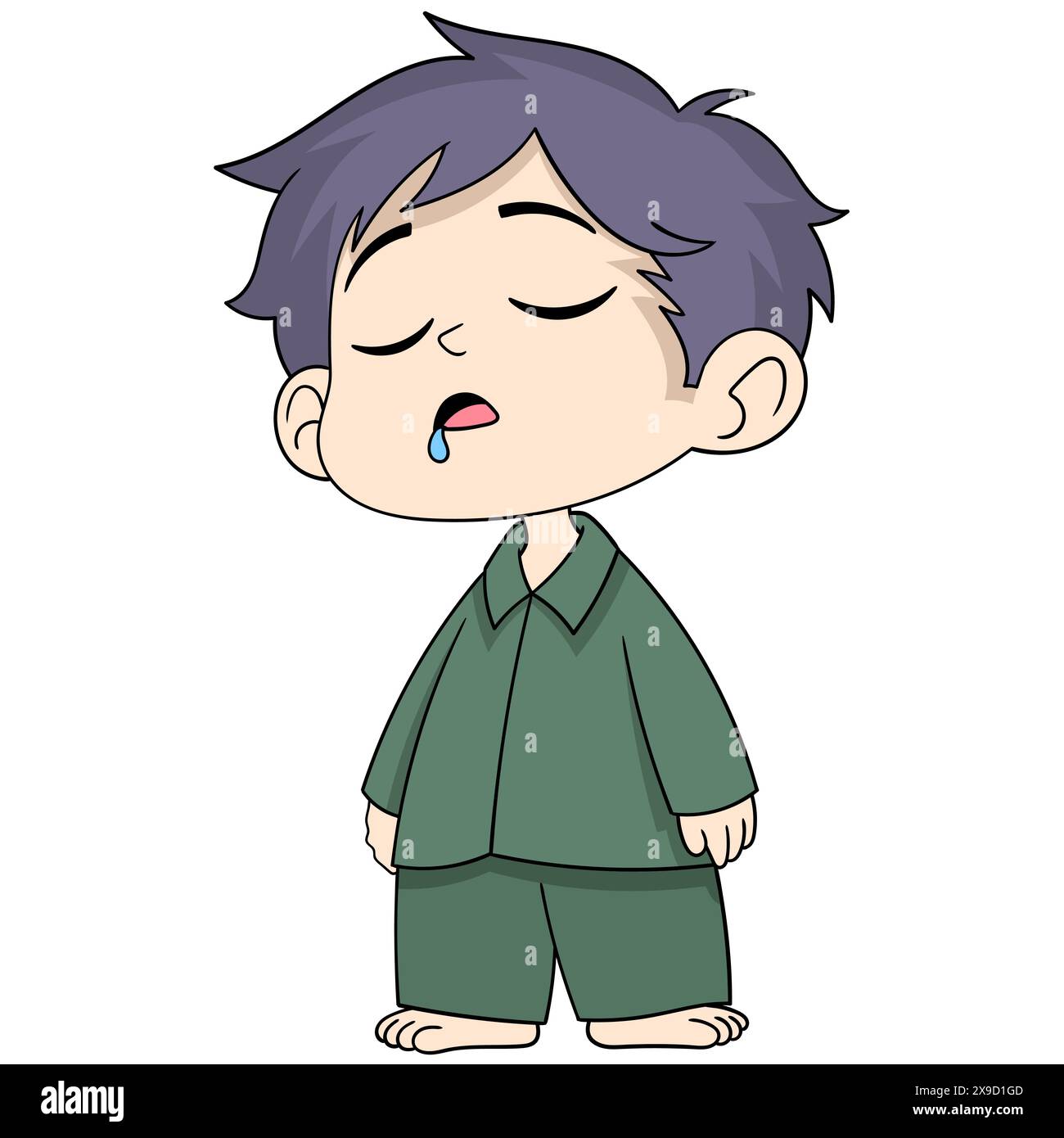 Sleepwalking illustration Stock Vector Images - Alamy