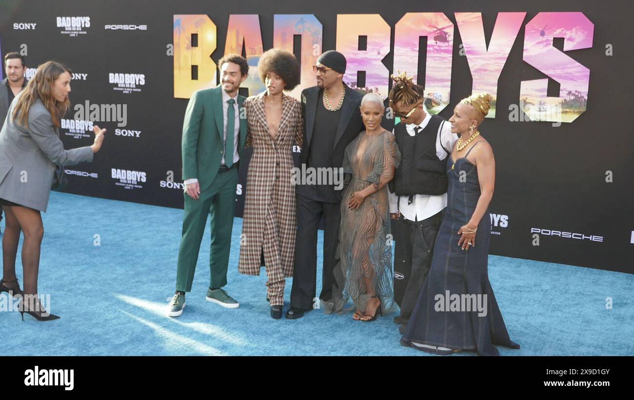Hollywood, California, USA 30th May 2024 (L-R) Actor Trey Smith, Singer ...