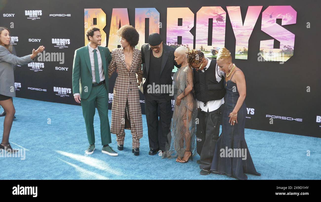 Hollywood, California, USA 30th May 2024 (L-R) Actor Trey Smith, Singer ...