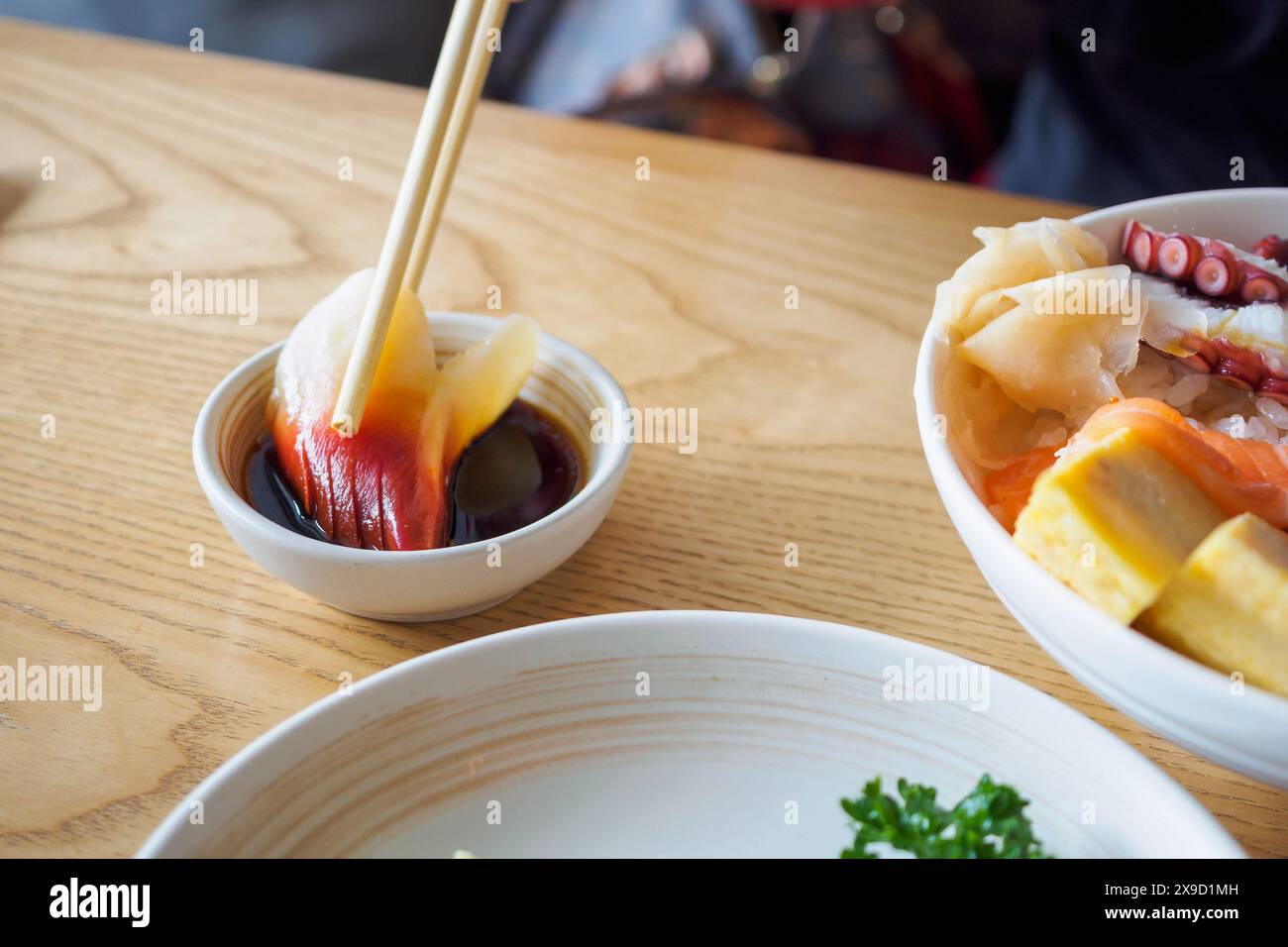 Chirashi in bowl hi-res stock photography and images - Alamy
