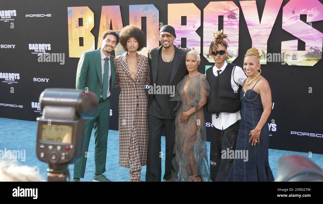 Hollywood, California, USA 30th May 2024 (L-R) Actor Trey Smith, Singer ...
