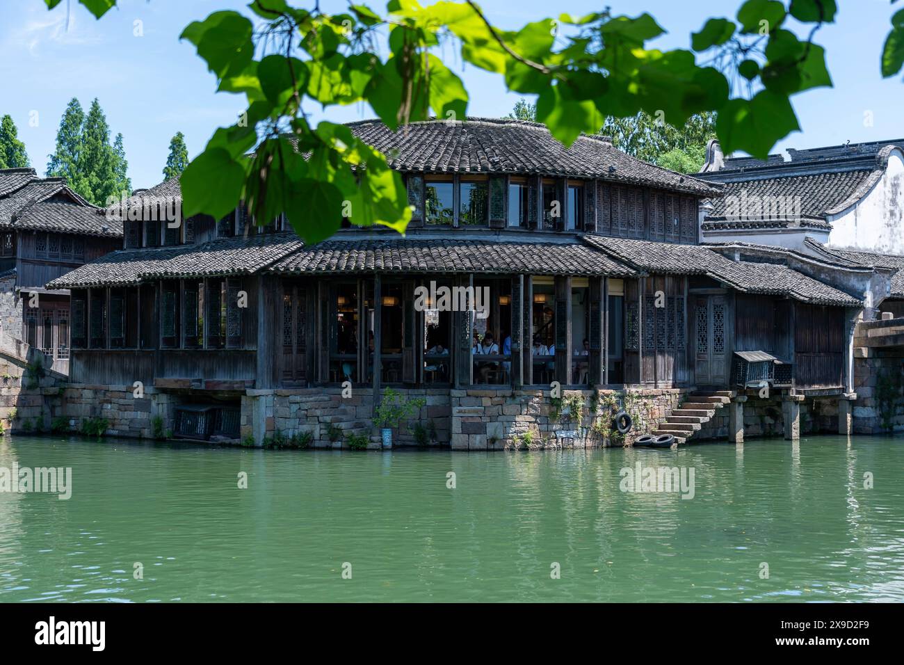 Wuzhen, Hangzhou, China, May 29, 2024: View of Wuzhen Ancient Water ...