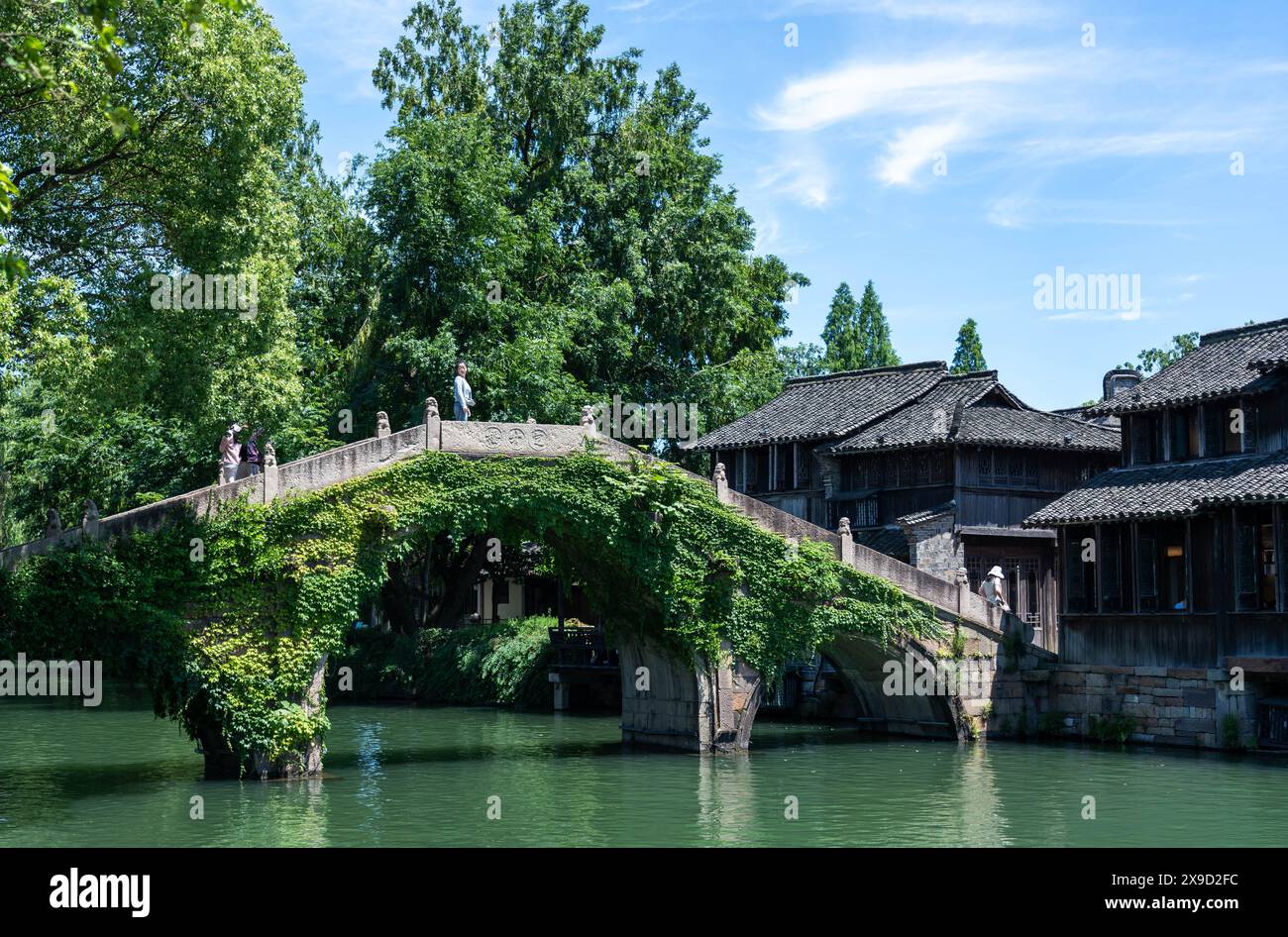 Wuzhen, Hangzhou, China, May 29, 2024: View of Wuzhen Ancient Water ...