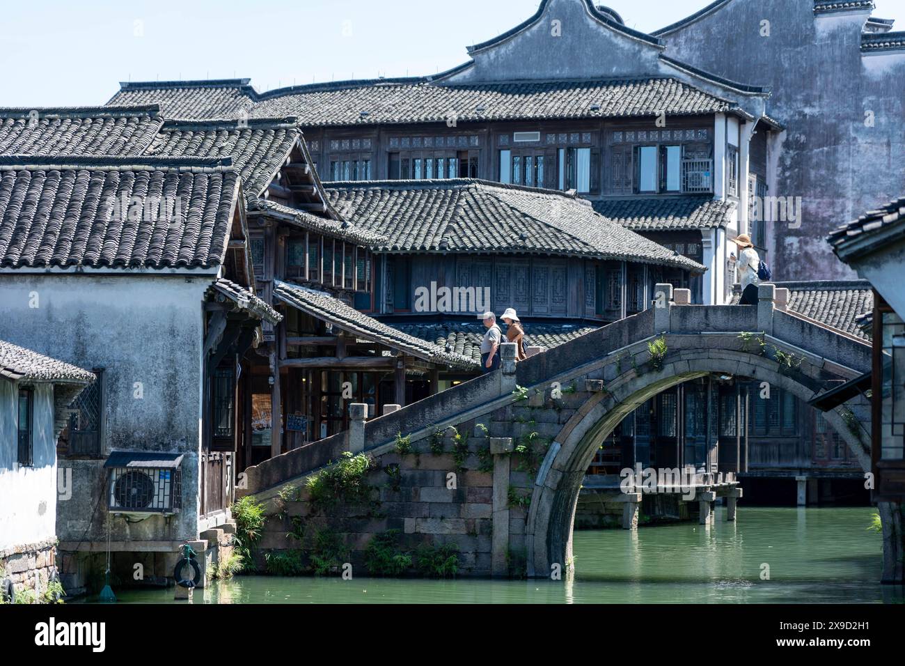 Wuzhen, Hangzhou, China, May 29, 2024: View of Wuzhen Ancient Water ...