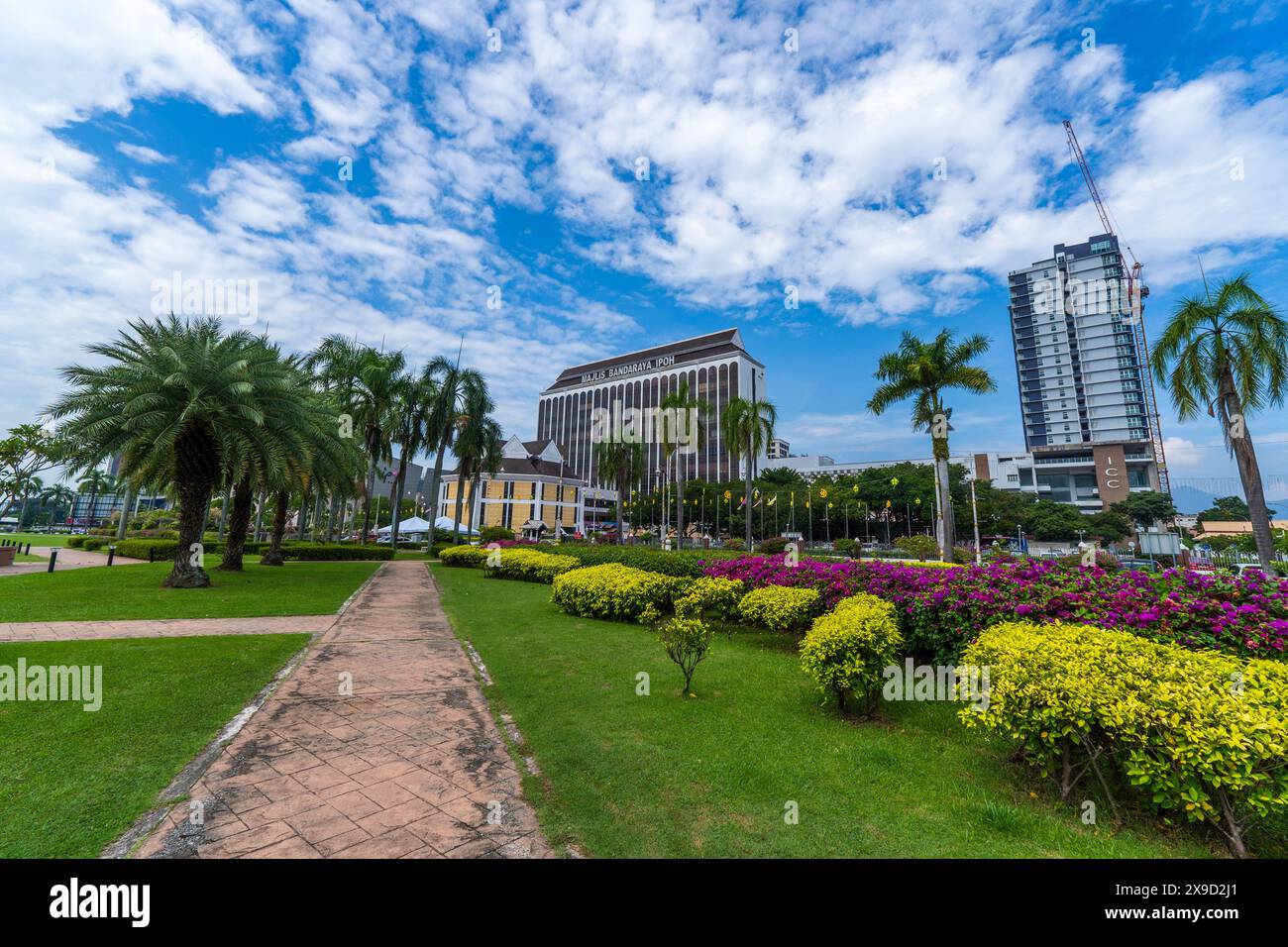 Dataran Ipoh, Perak - May 31, 2024 : Wide view Majlis Bandaraya Ipoh ...