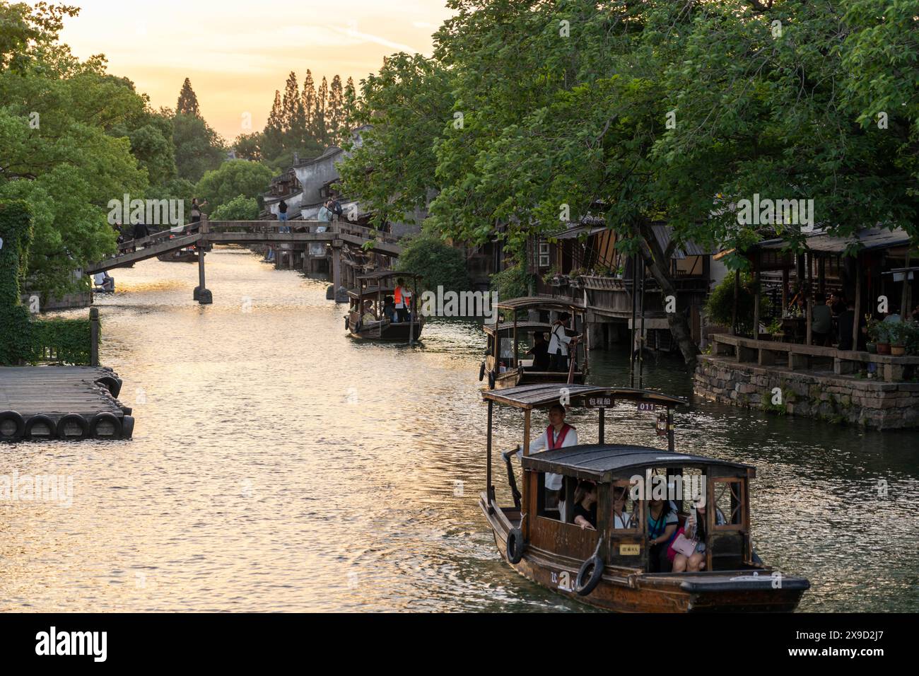 Wuzhen, Hangzhou, China, May 29, 2024: View of Wuzhen Ancient Water ...