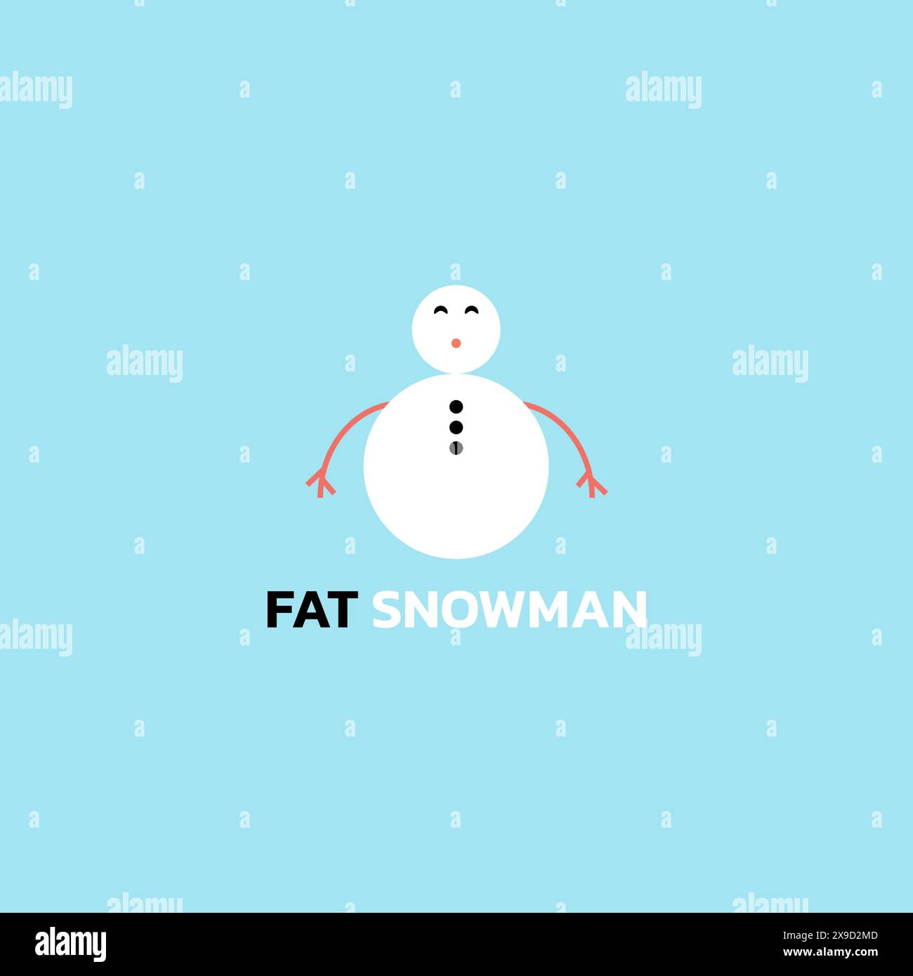 Cheerful fat Stock Vector Images - Alamy