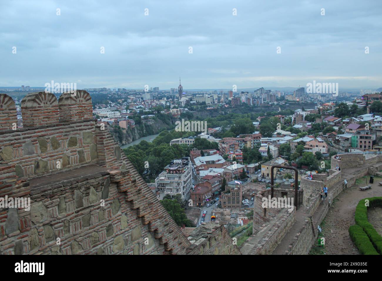Tbilisi downtown tbilisi mtkvari river hi-res stock photography and ...