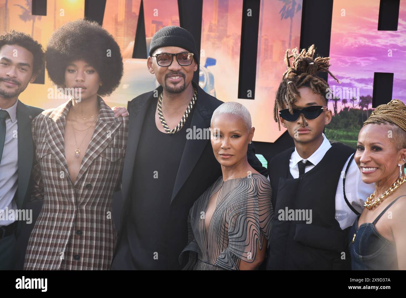 Hollywood, California, USA 30th May 2024 (L-R) Actor Trey Smith, Singer ...