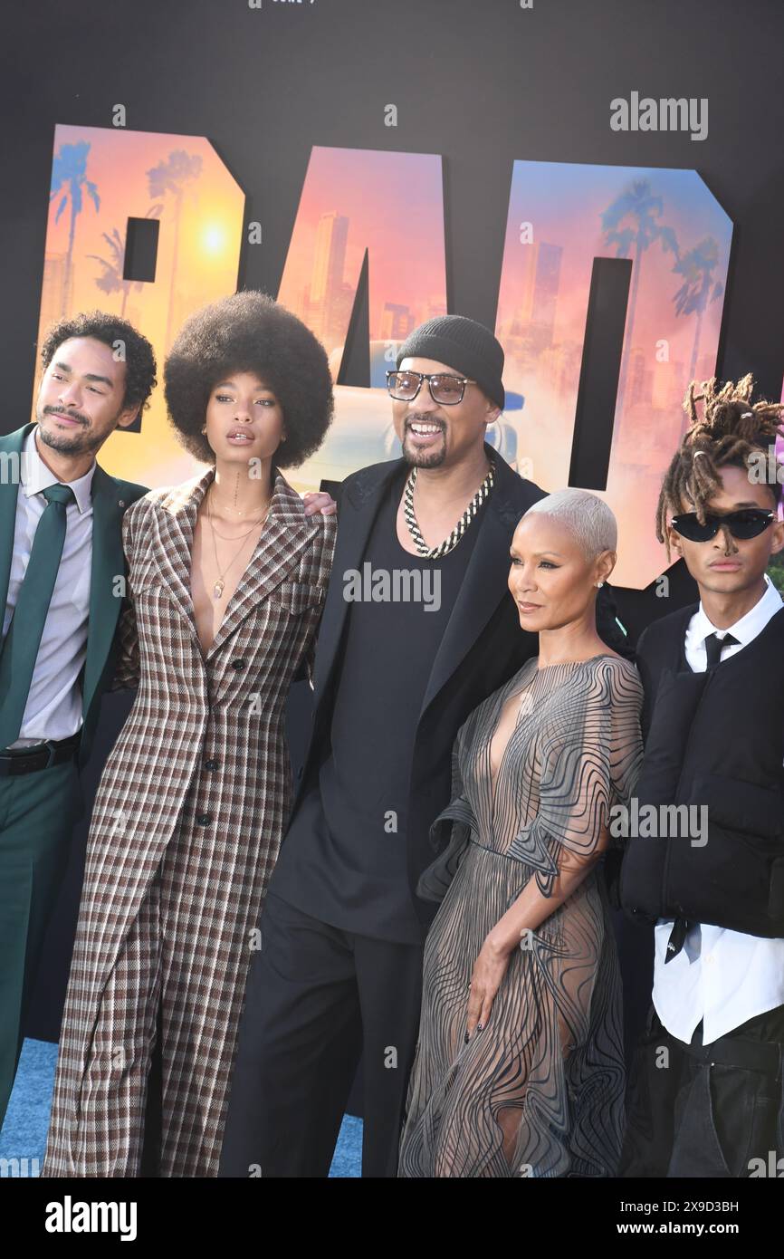 Hollywood, California, USA 30th May 2024 (L-R) Actor Trey Smith, Singer ...