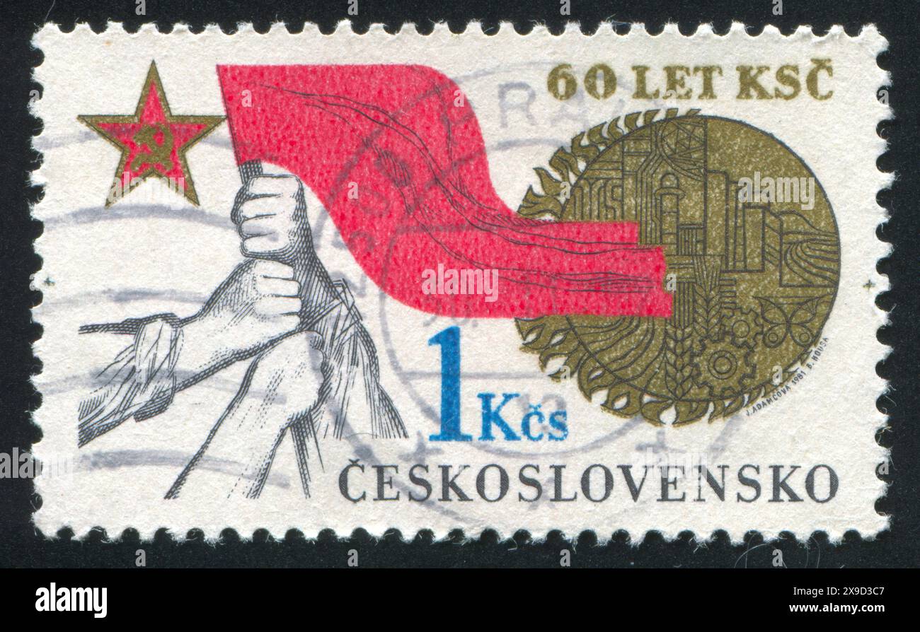 CZECHOSLOVAKIA - CIRCA 1981: stamp printed by Czechoslovakia, shows ...