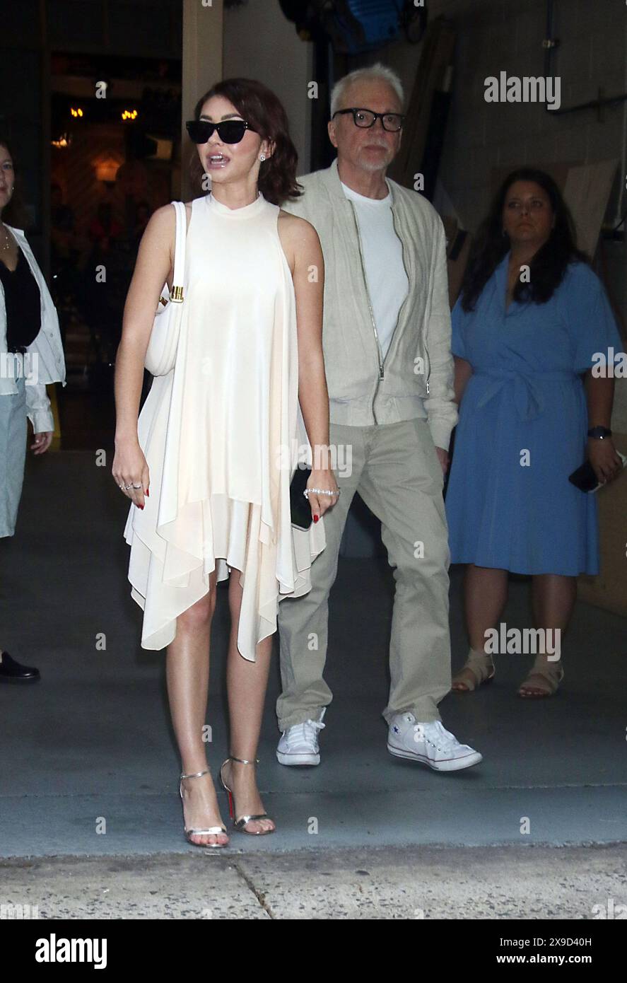 NEW YORK, NY - MAY 30: Sarah Hyland seen exiting Live with Kelly and ...