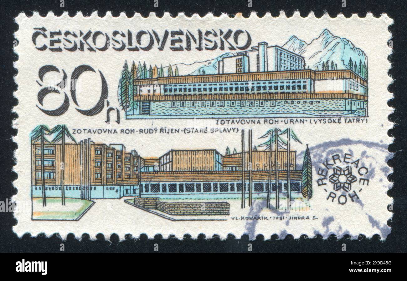 CZECHOSLOVAKIA - CIRCA 1981: stamp printed by Czechoslovakia, shows ...
