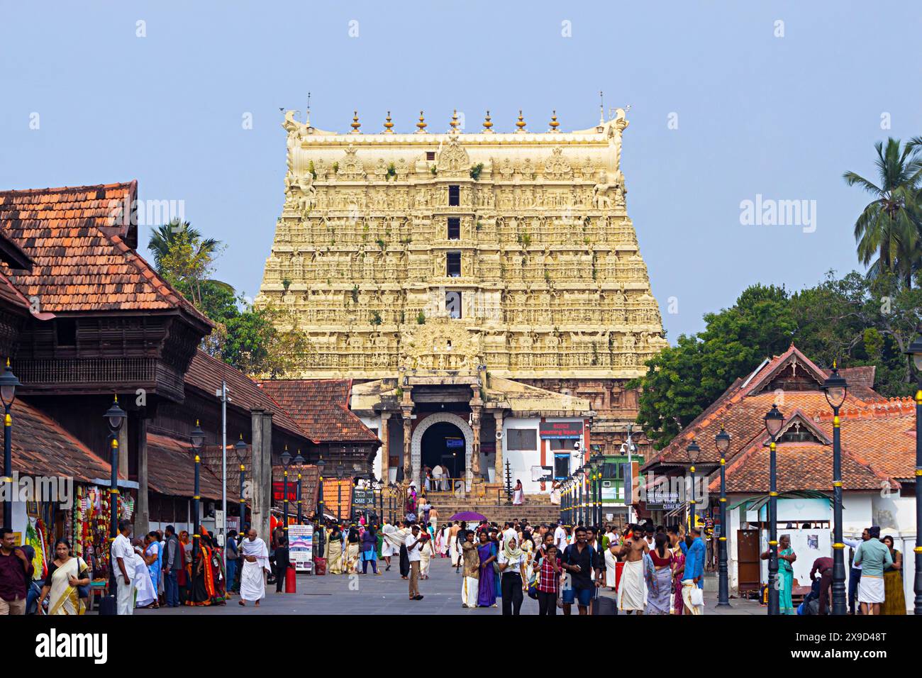Shree Padmanabhaswamy Temple, Thiruvananthapuram, Kerala, India Stock Photo - Alamy