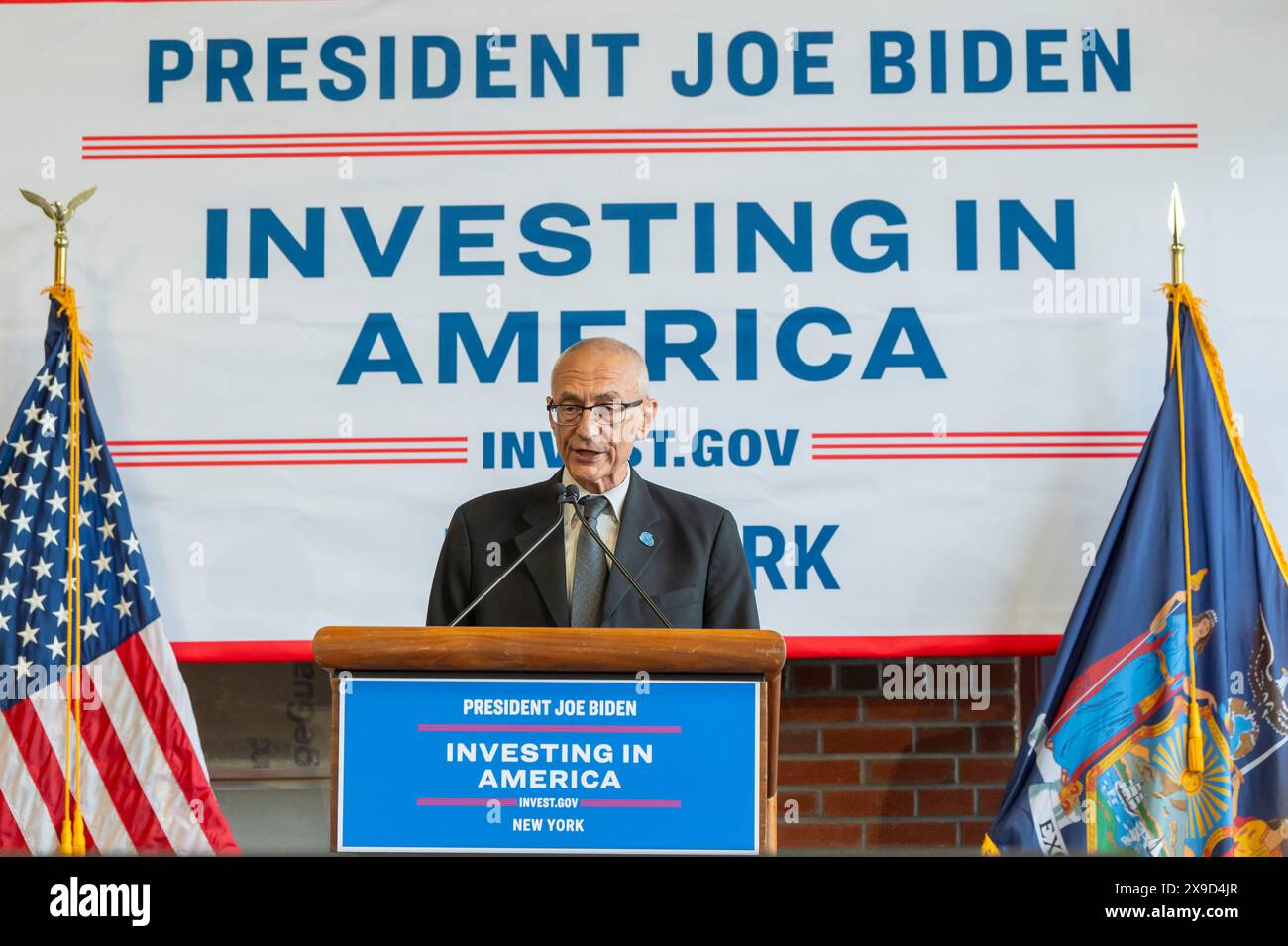 White House Senior Advisor John Podesta speaks during a clean energy ...