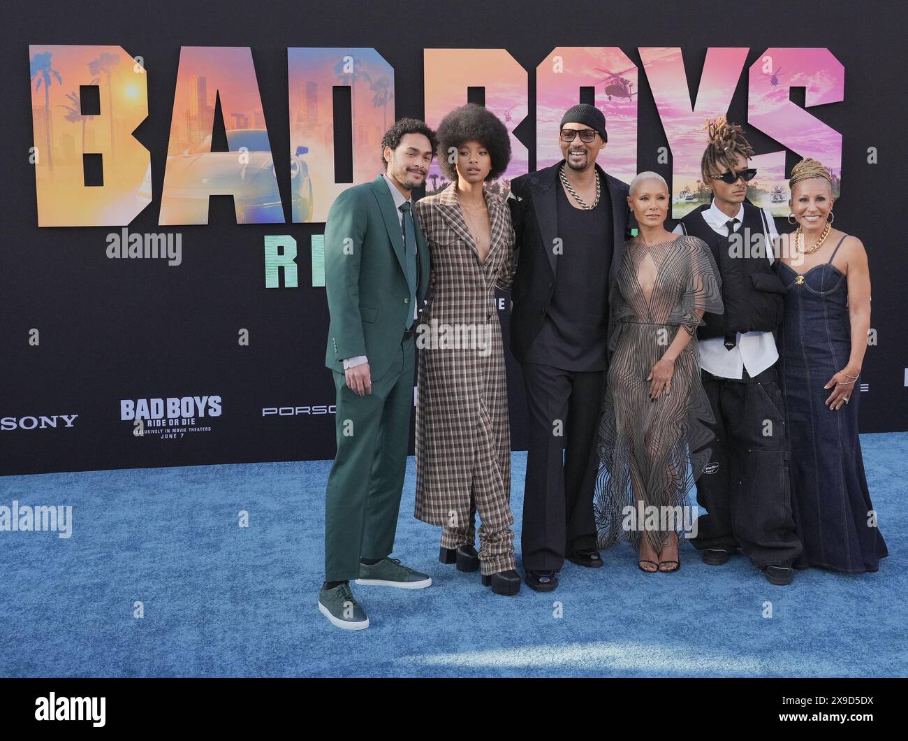 Los Angeles, USA. 30th May, 2024. (L-R) Trey Smith, Willow Smith, Will ...