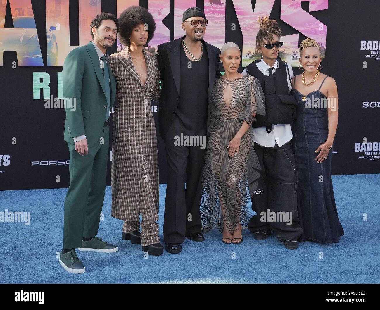 Los Angeles, USA. 30th May, 2024. (L-R) Trey Smith, Willow Smith, Will ...