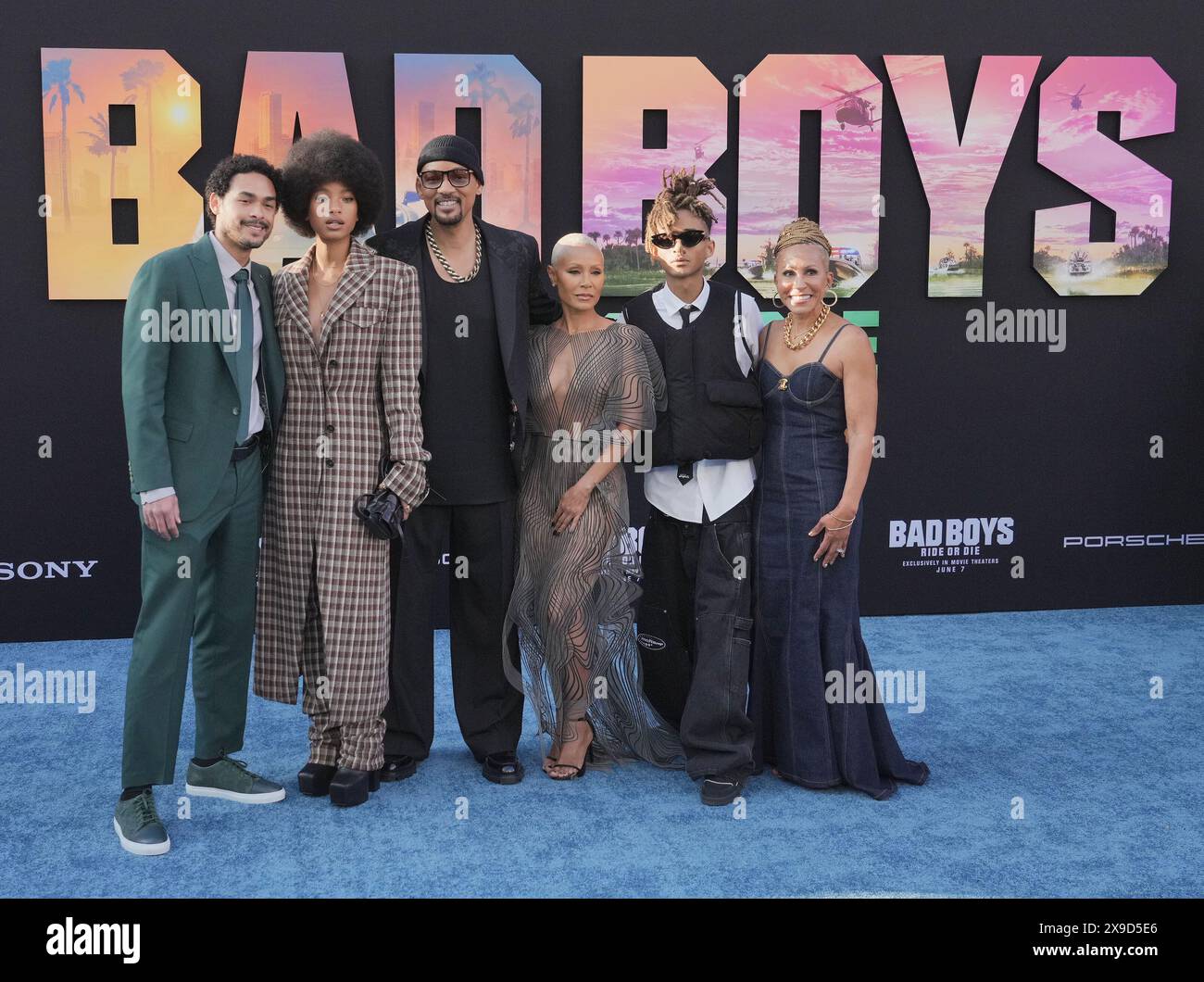 Los Angeles, USA. 30th May, 2024. (L-R) Trey Smith, Willow Smith, Will ...