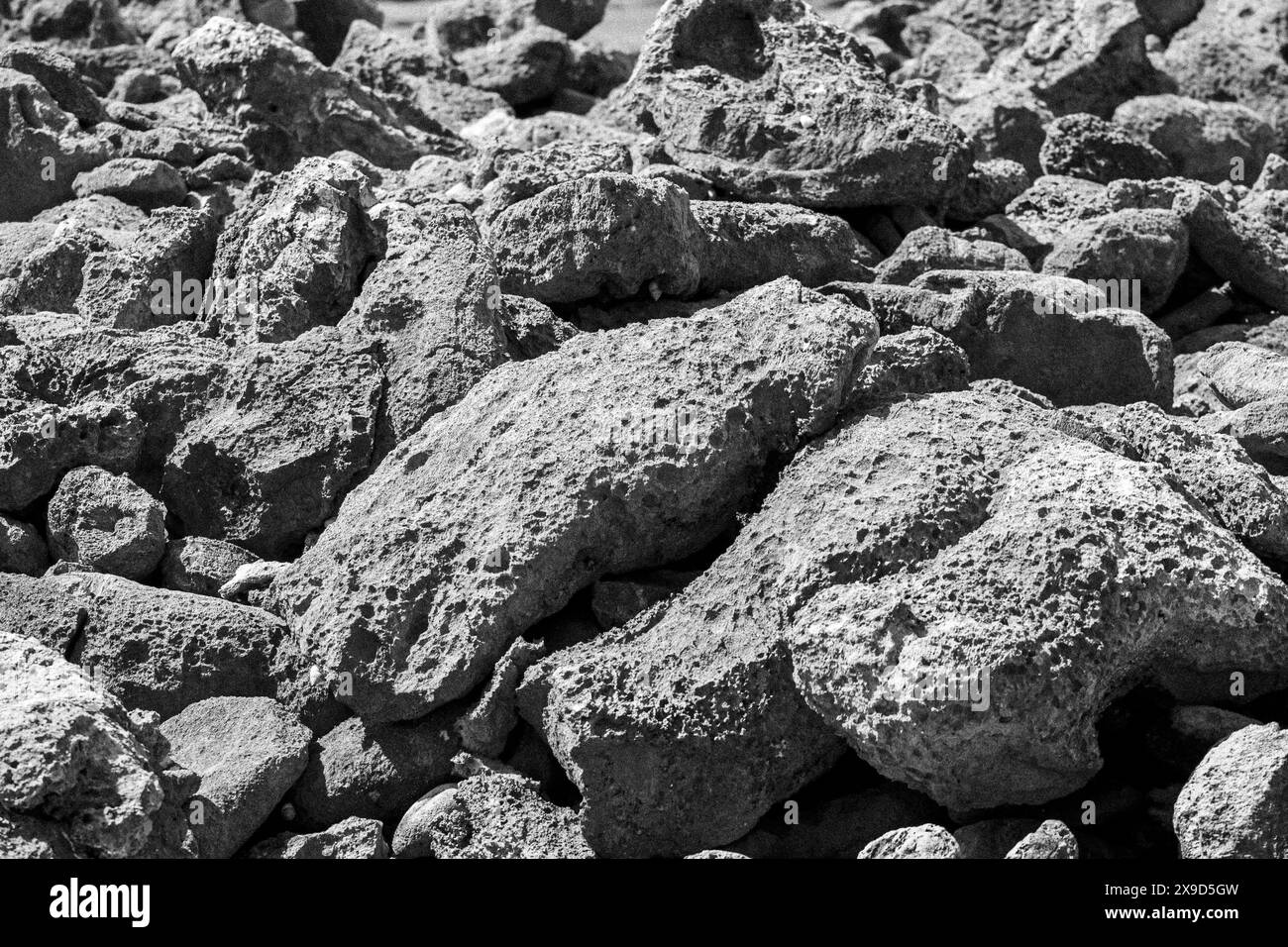 Geological volcanic rocks Black and White Stock Photos & Images - Alamy