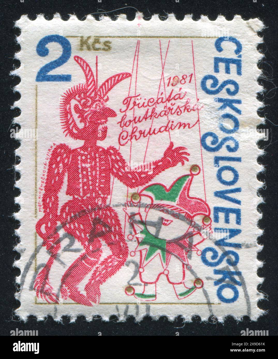 CZECHOSLOVAKIA - CIRCA 1981: stamp printed by Czechoslovakia, shows ...