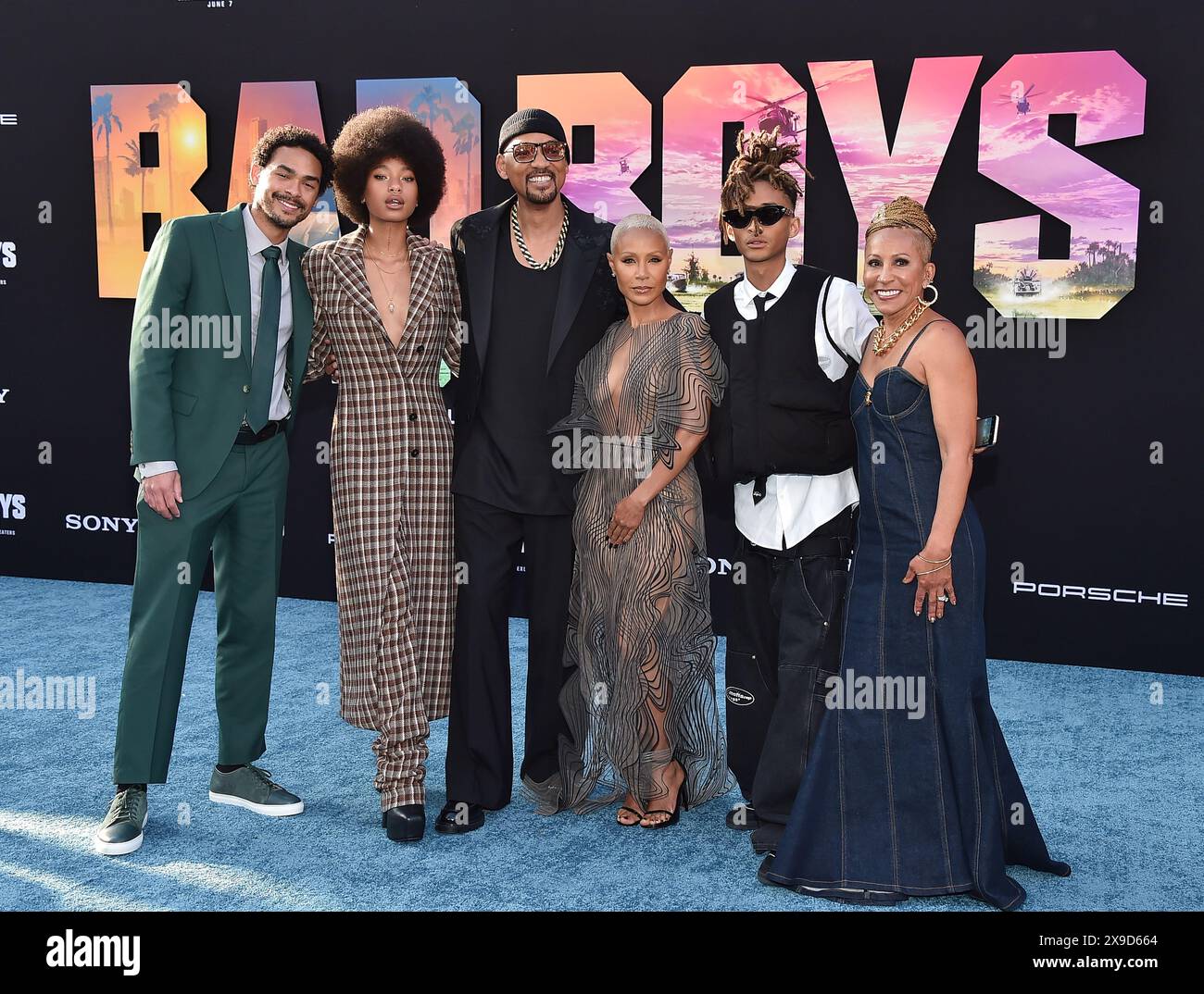 Hollywood, USA. 30th May, 2024. Trey Smith, Willow Smith, Will Smith ...