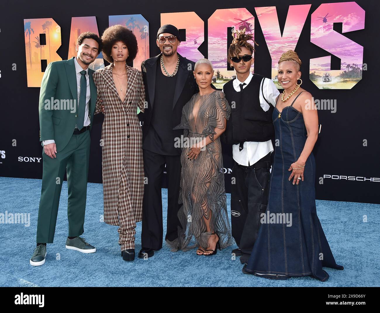 Hollywood, USA. 30th May, 2024. Trey Smith, Willow Smith, Will Smith ...